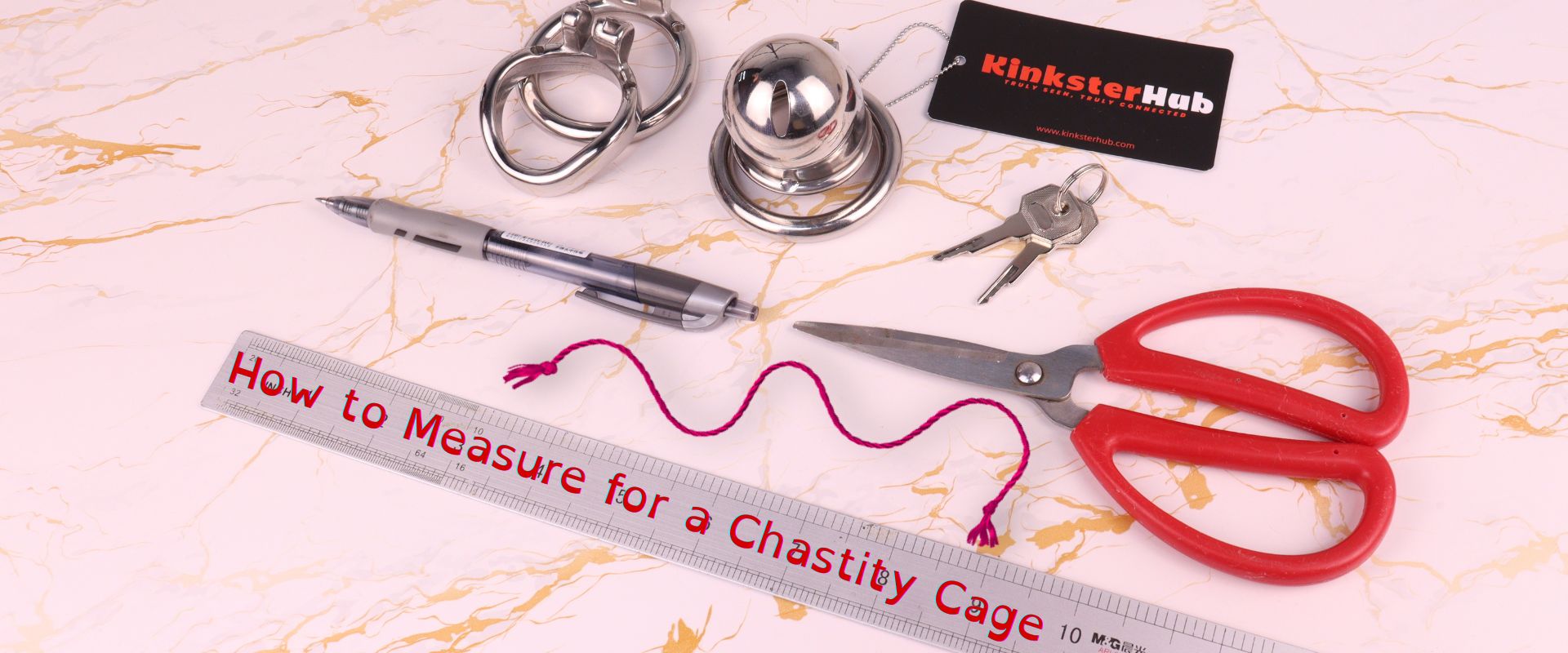 How to Measure for a Chastity Cage | Kinksterhub Blog